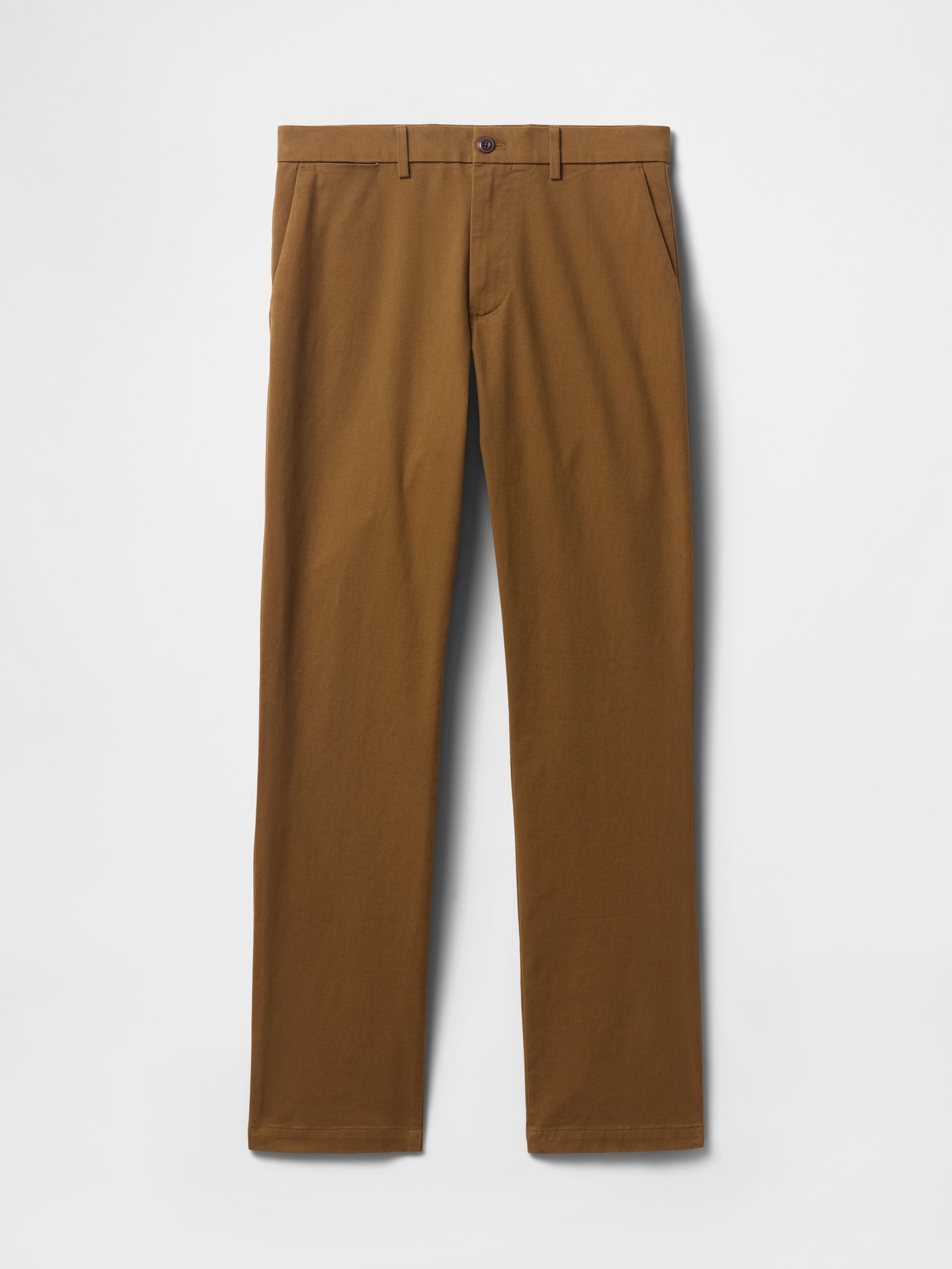 Gap Modern Khakis In Straight Fit In Brown | ModeSens
