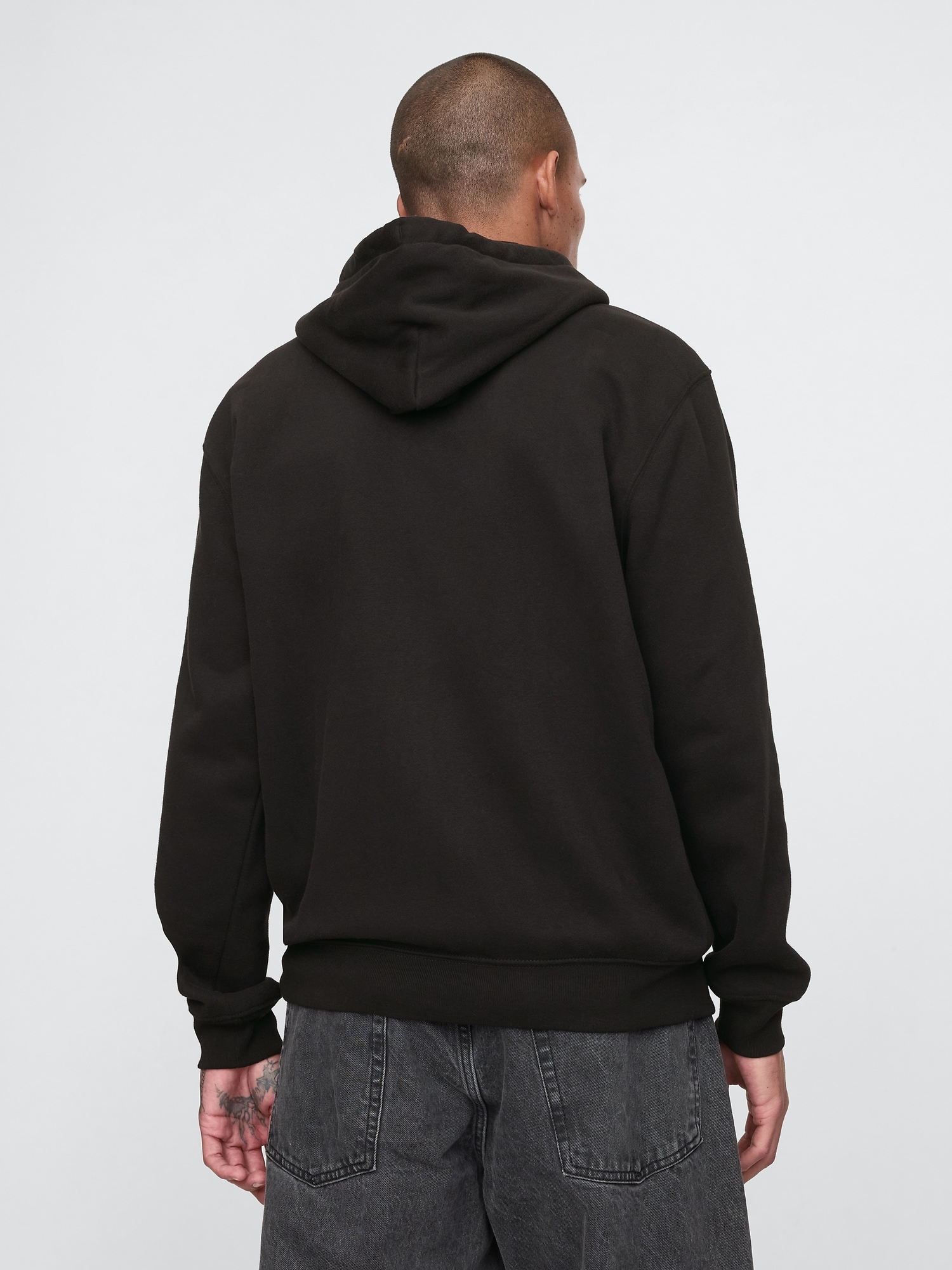 VintageSoft Arch Logo Full-Zip Hoodie | Gap