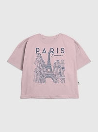 Kids Paris Line Art Graphic T-Shirt | Gap