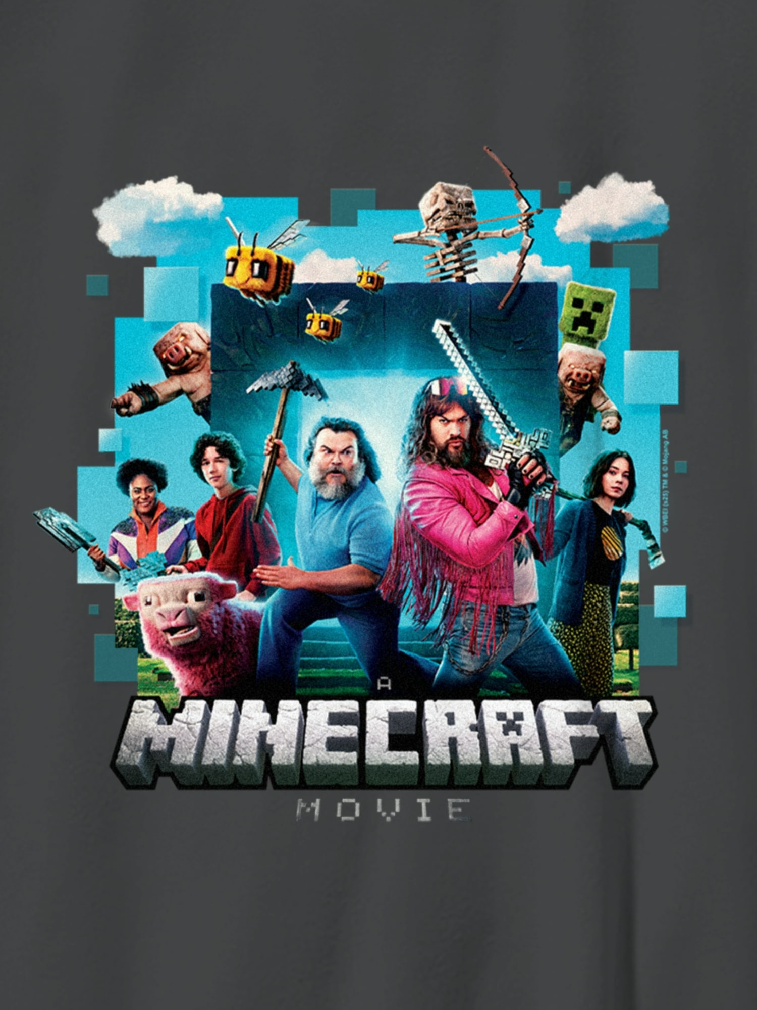 Kids Minecraft Movie Poster Graphic T-Shirt | Gap