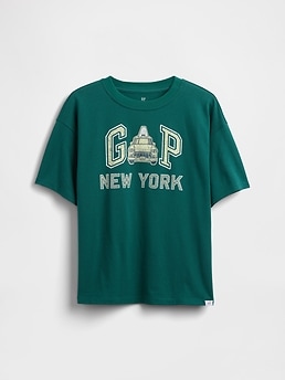 Kids Relaxed Graphic Logo T-Shirt | Gap