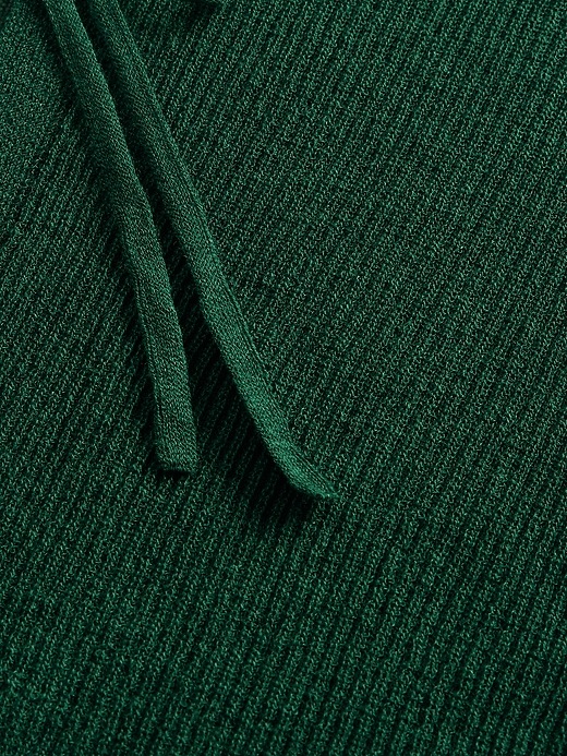 Sheer Rib Tie-Front Crop Cardigan Sweater | Gap