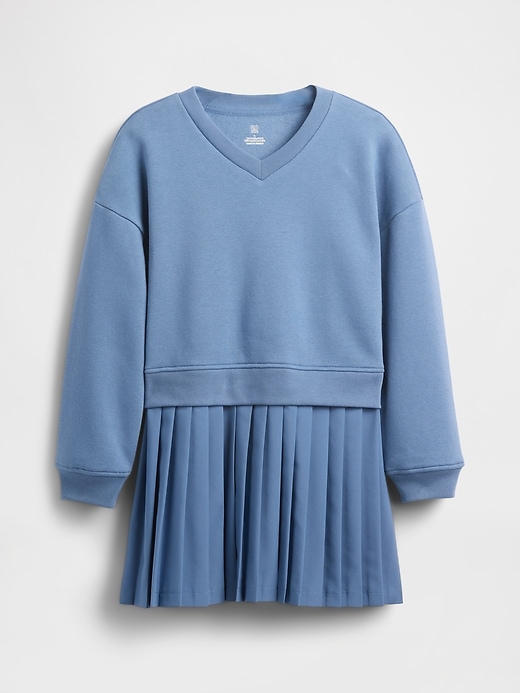 Kids VintageSoft Pleated Sweatshirt Dress | Gap
