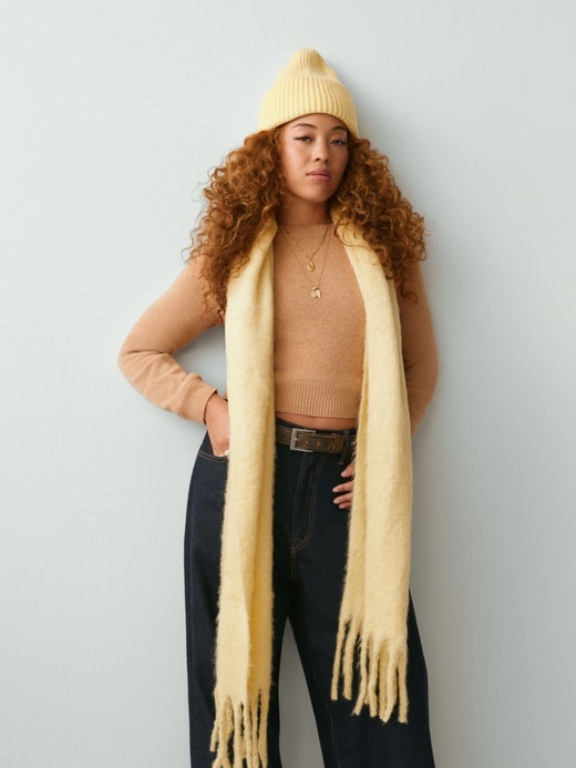 Brushed Fringe Scarf | Gap