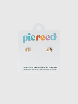 Pierced Co Classic Rainbow Screwback Earrings | Gap
