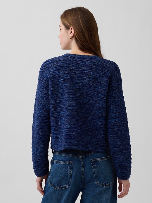 100% Cotton Textured Sweater Jacket | Gap