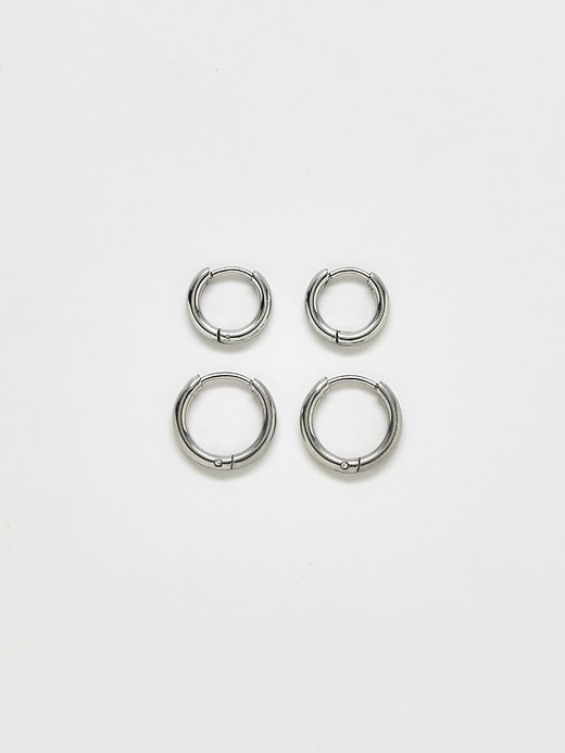 Admiral Row Mini Hoop Earrings Double Pack | Gap