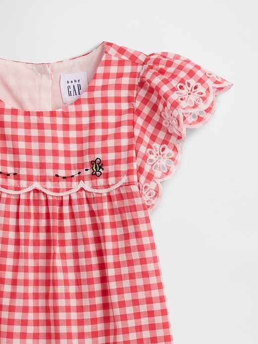 Baby Eyelet Gingham Outfit Set | Gap
