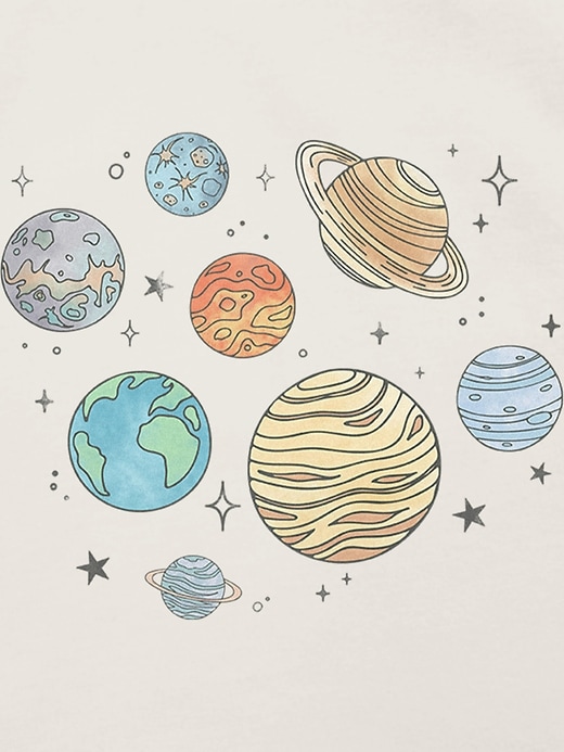 Toddler Planets Jumble Graphic T-Shirt | Gap