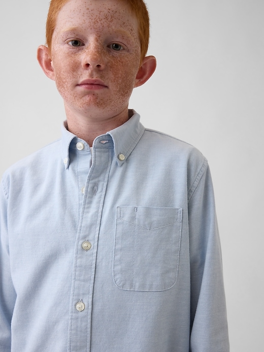 Kids Uniform Oxford Shirt | Gap