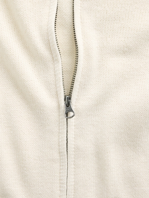 100% Cotton Relaxed Zip Sweater Hoodie | Gap
