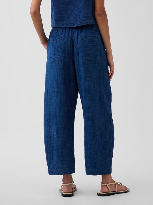 Cotton Gauze Denim Easy Pants | Gap